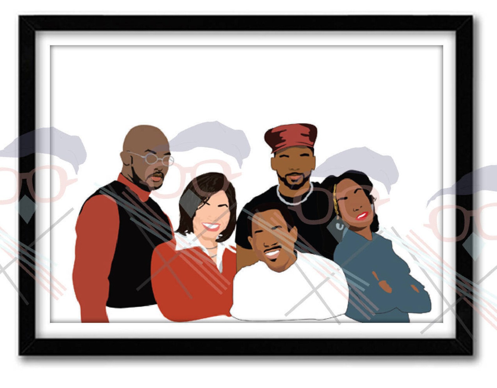 Classic TV Poster Martin TV Show 90's Poster Hip Hop - Etsy