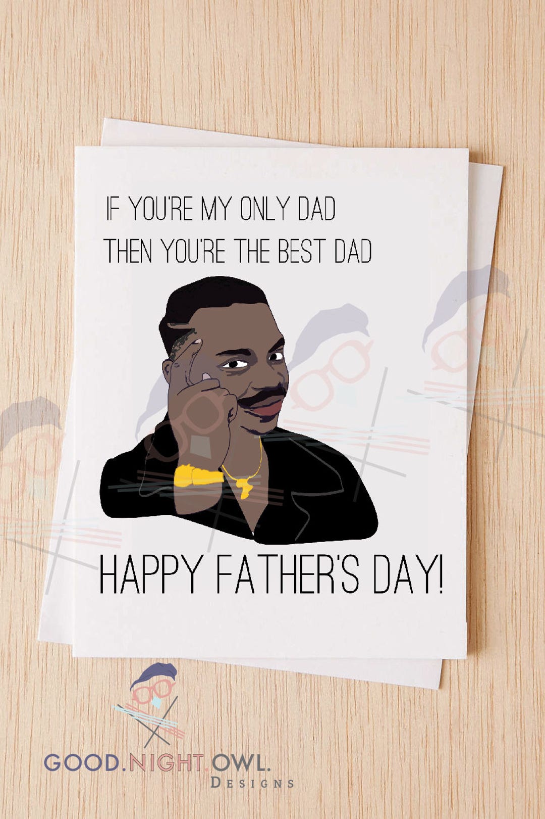 Funny Happy Father's Day Card, Roll Safe Meme Card, RS Meme Card for ...