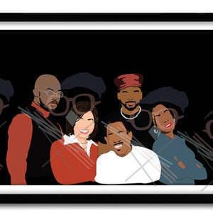 Classic TV Poster - Martin TV Show, 90's Poster, Hip Hop Poster, Damn ...