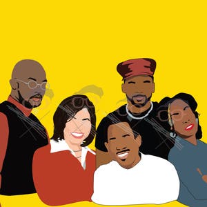 Classic TV Poster - Martin TV Show, 90's Poster, Hip Hop Poster, Damn ...