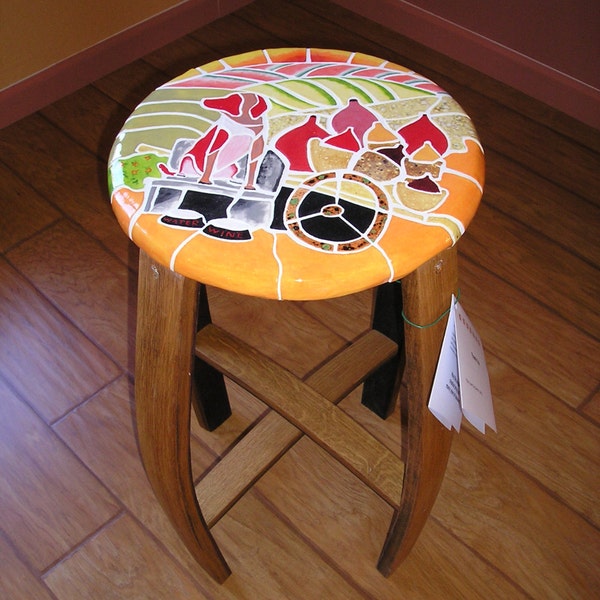 Wine Barrel Table - Etsy