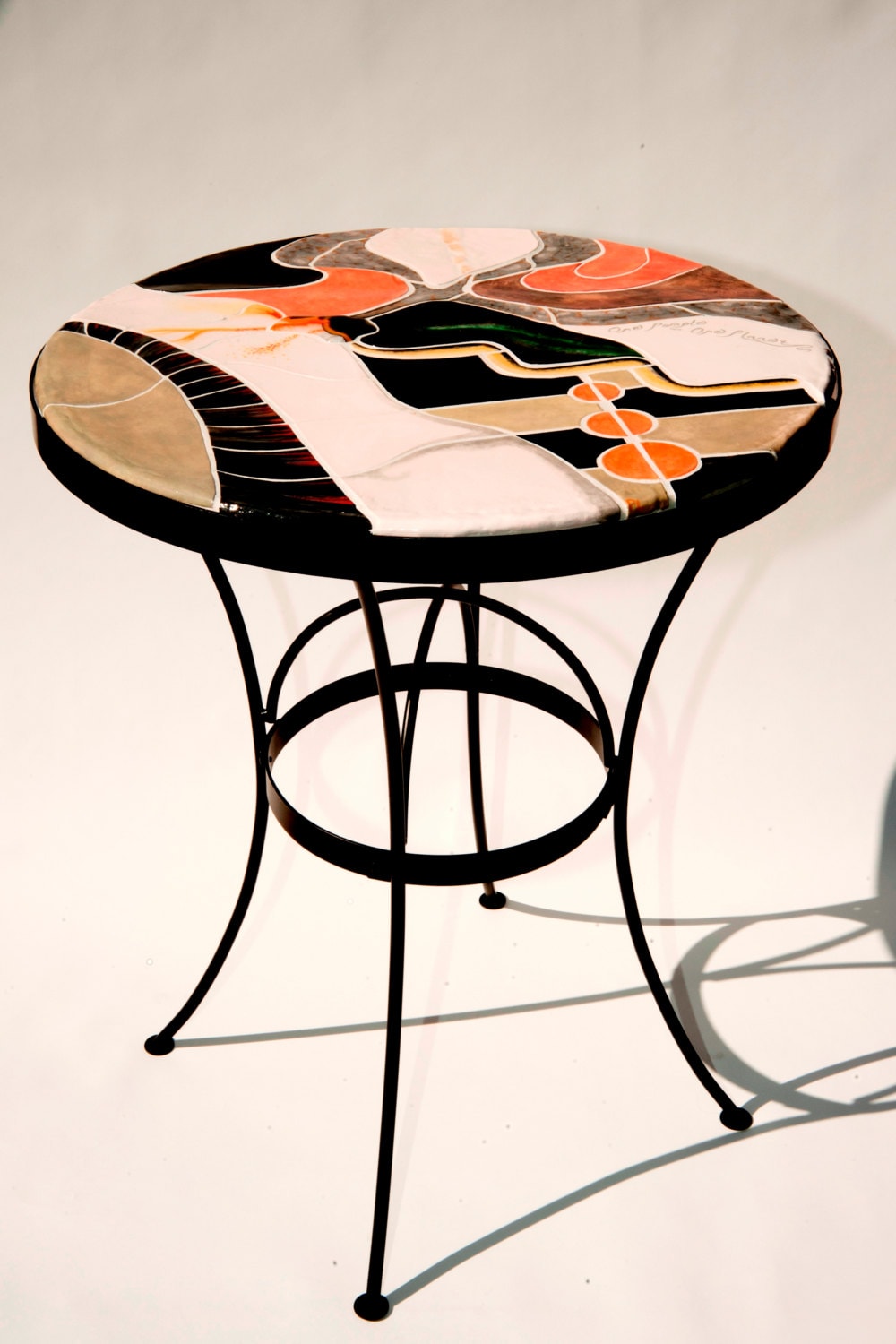 Ceramic Tile Bistro Table / Patio Table / Mosaic Table / - Etsy