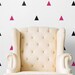 Triangles Duo Patterns Shapes Kids Nursery Decor Removable - Etsy