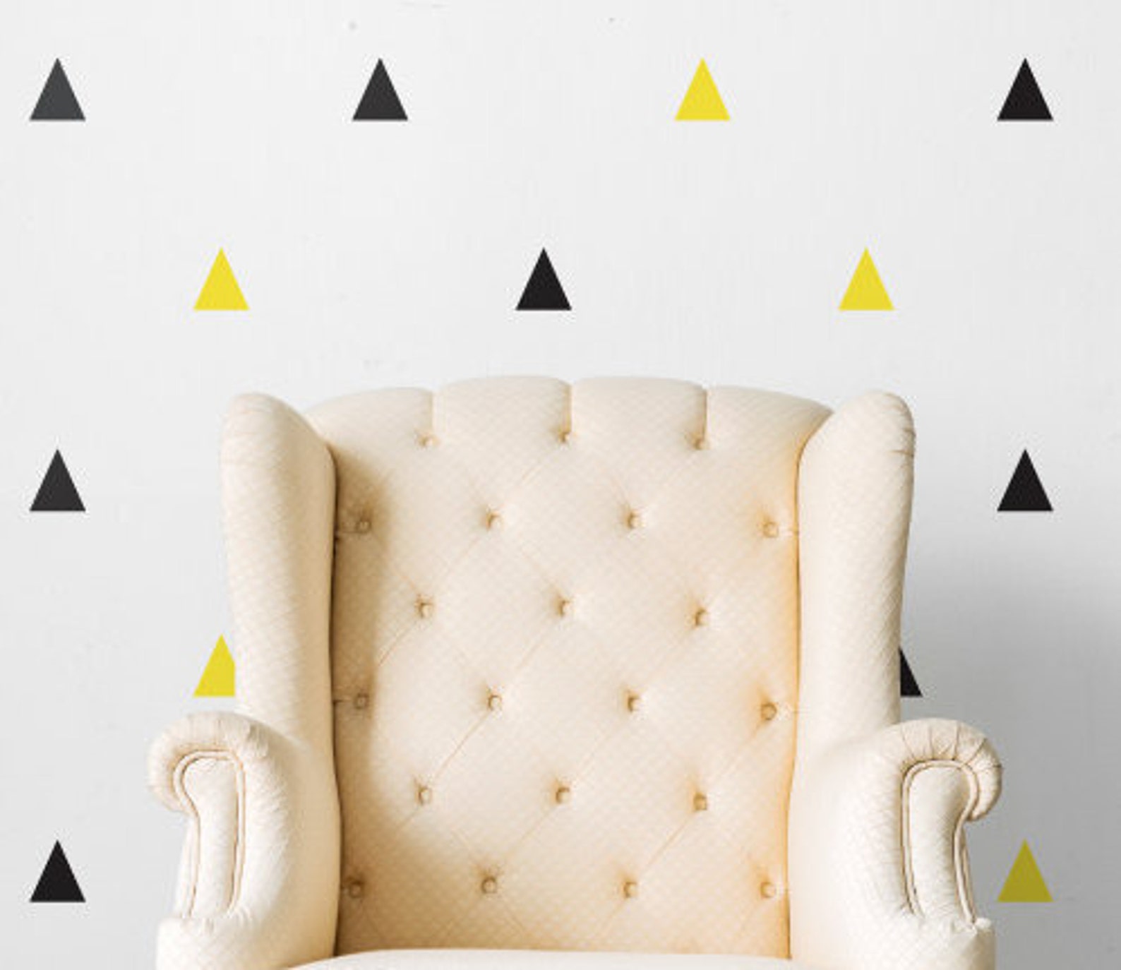 Triangles Duo | Patterns Shapes Kids Nursery Decor | Removable Wall ...