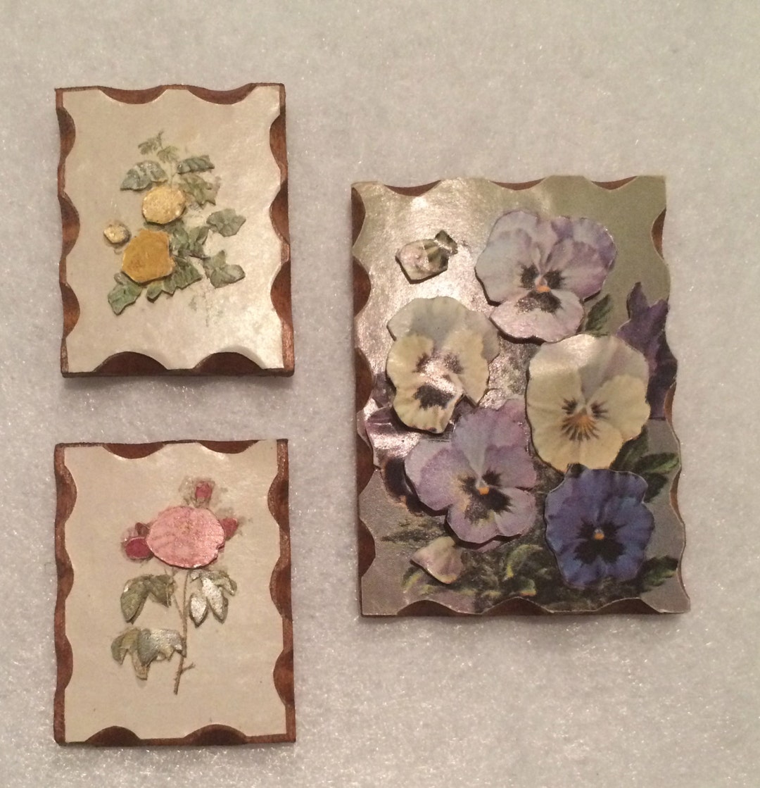 3D Miniature Plaques FREE U.S. SHIPPING - Etsy