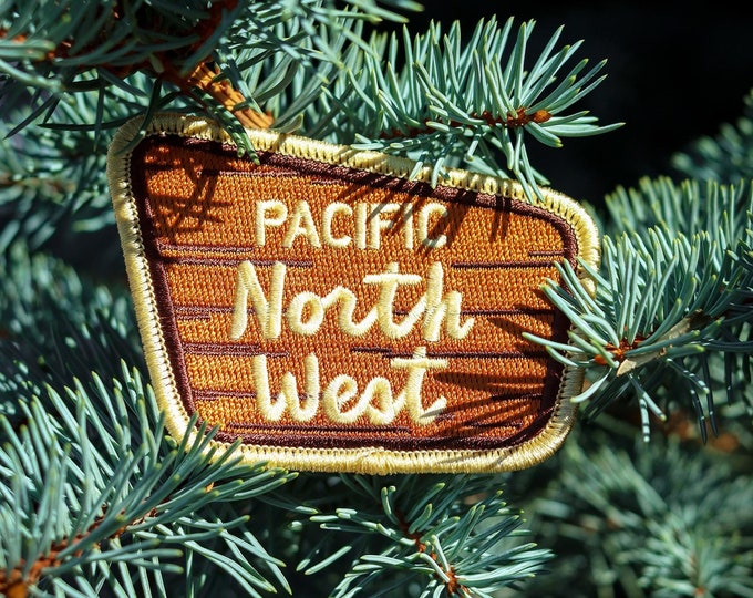 Pacific Northwest Patch | Pac NW Sew on Patch | PNW Iron on Patch. - Etsy