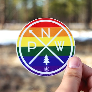 Pacific Northwest Pride Compass Sticker - the Original Iconic PNW ...