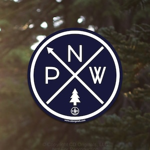 Pacific Northwest Pride Compass Sticker - the Original Iconic PNW ...
