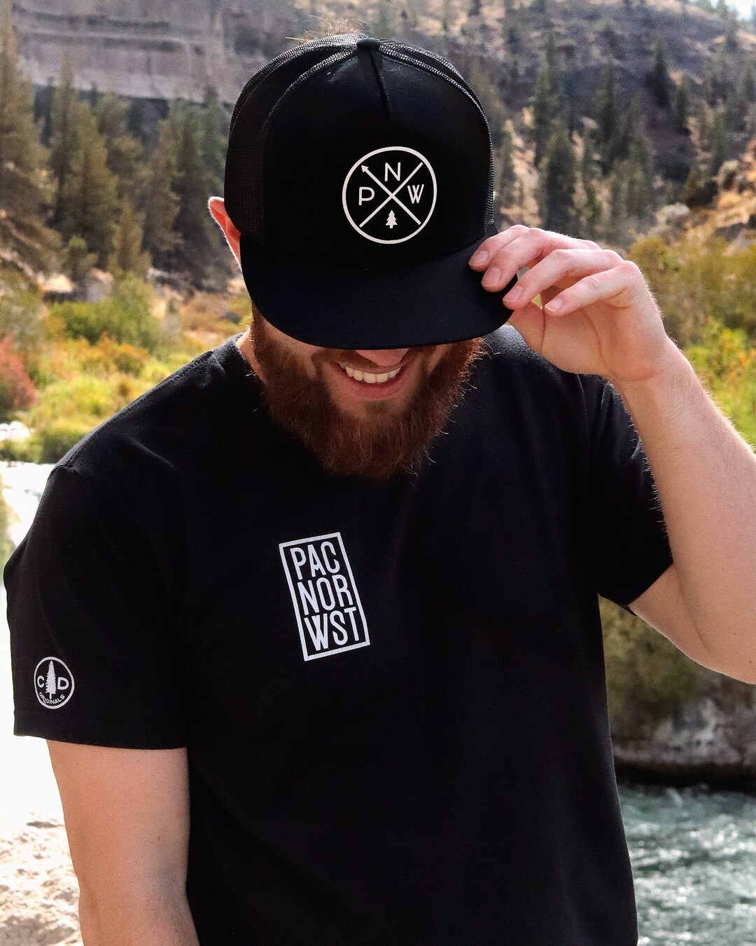PNW Pride Trucker Hat: Pacific Northwest Snapback Cap - Etsy