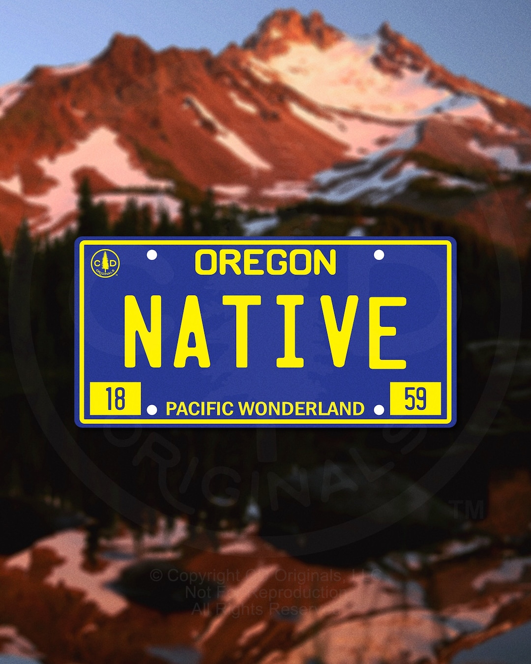 Oregon Native Sticker - the Perfect Addition for Your Hydroflask Water ...