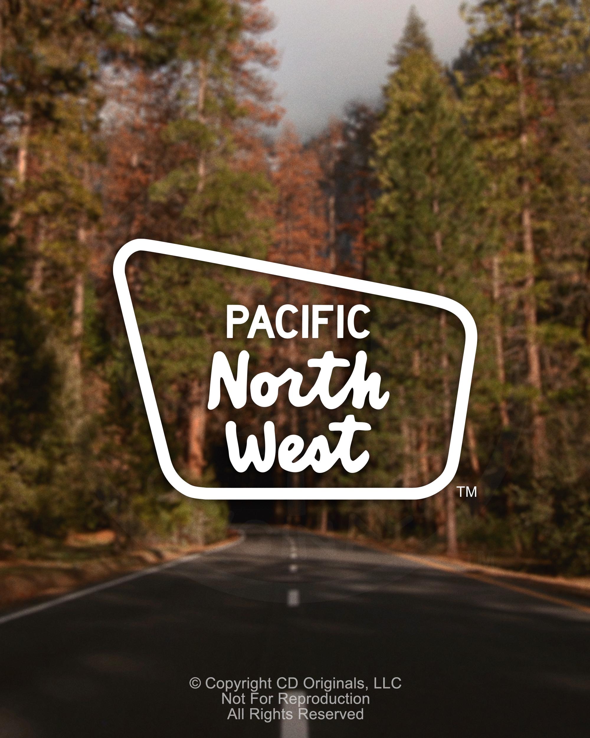 PNW Boundary Line Vinyl Decal: Pacific Northwest National Forest Sign ...