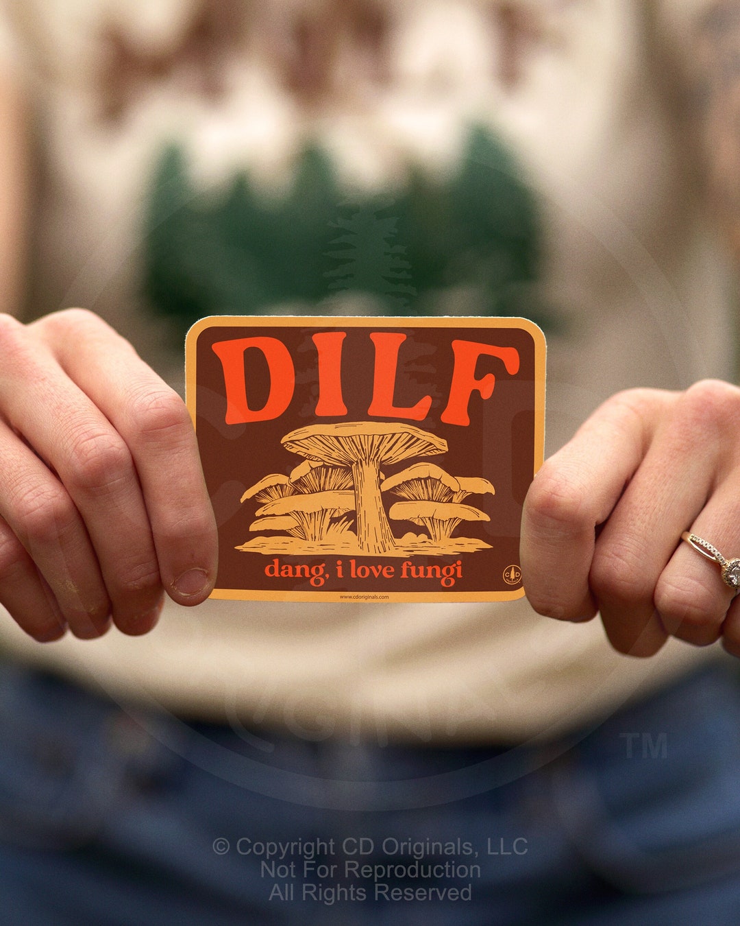 Dang, I Love Fungi DILF Vinyl Sticker the Perfect Gift for the DILF in ...