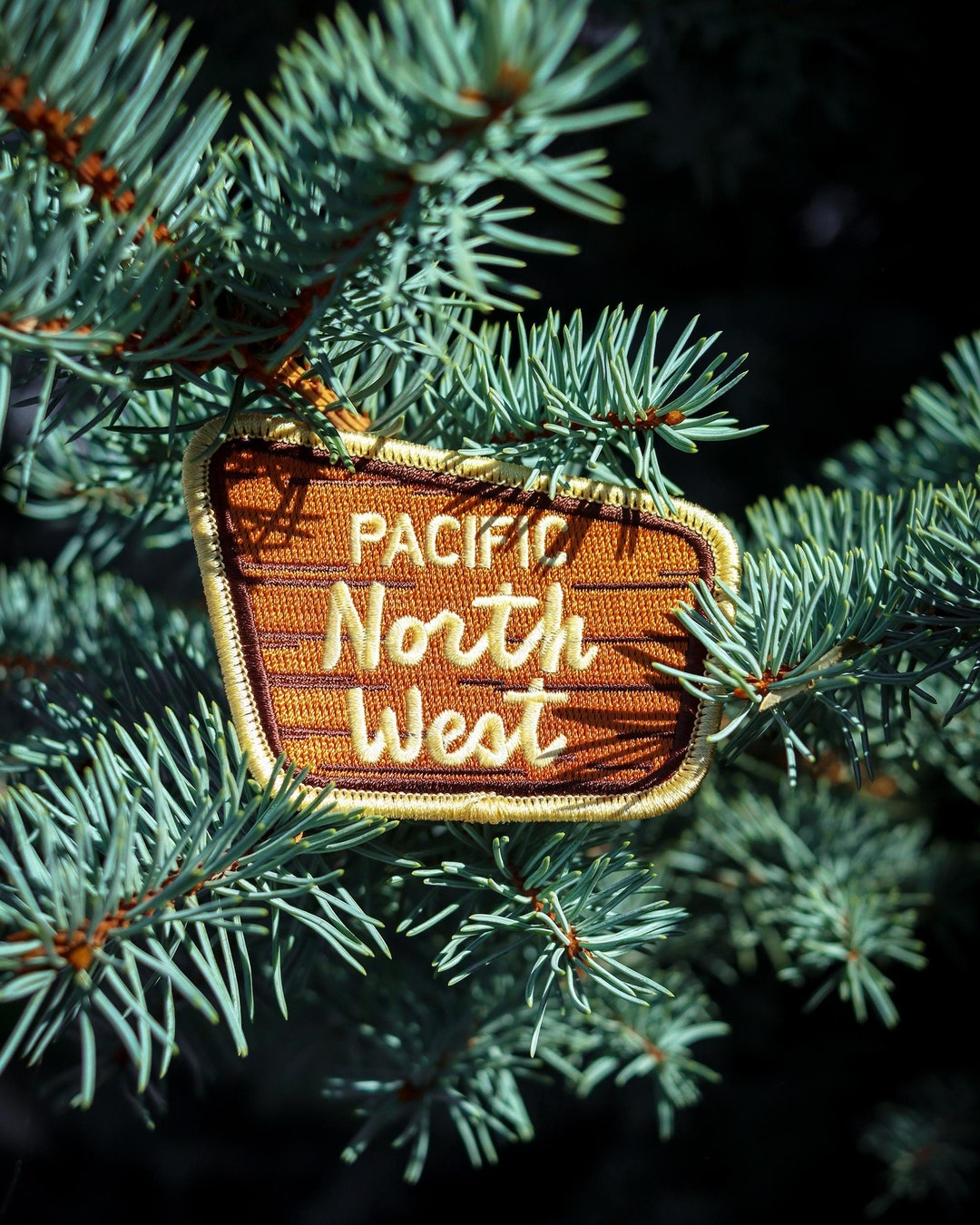 PNW “boundary Line” Embroidered Iron on Patch - A Pacific Northwest ...