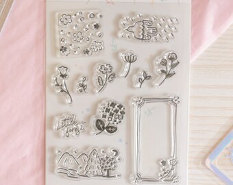 Acrylic Stamp Set | Etsy