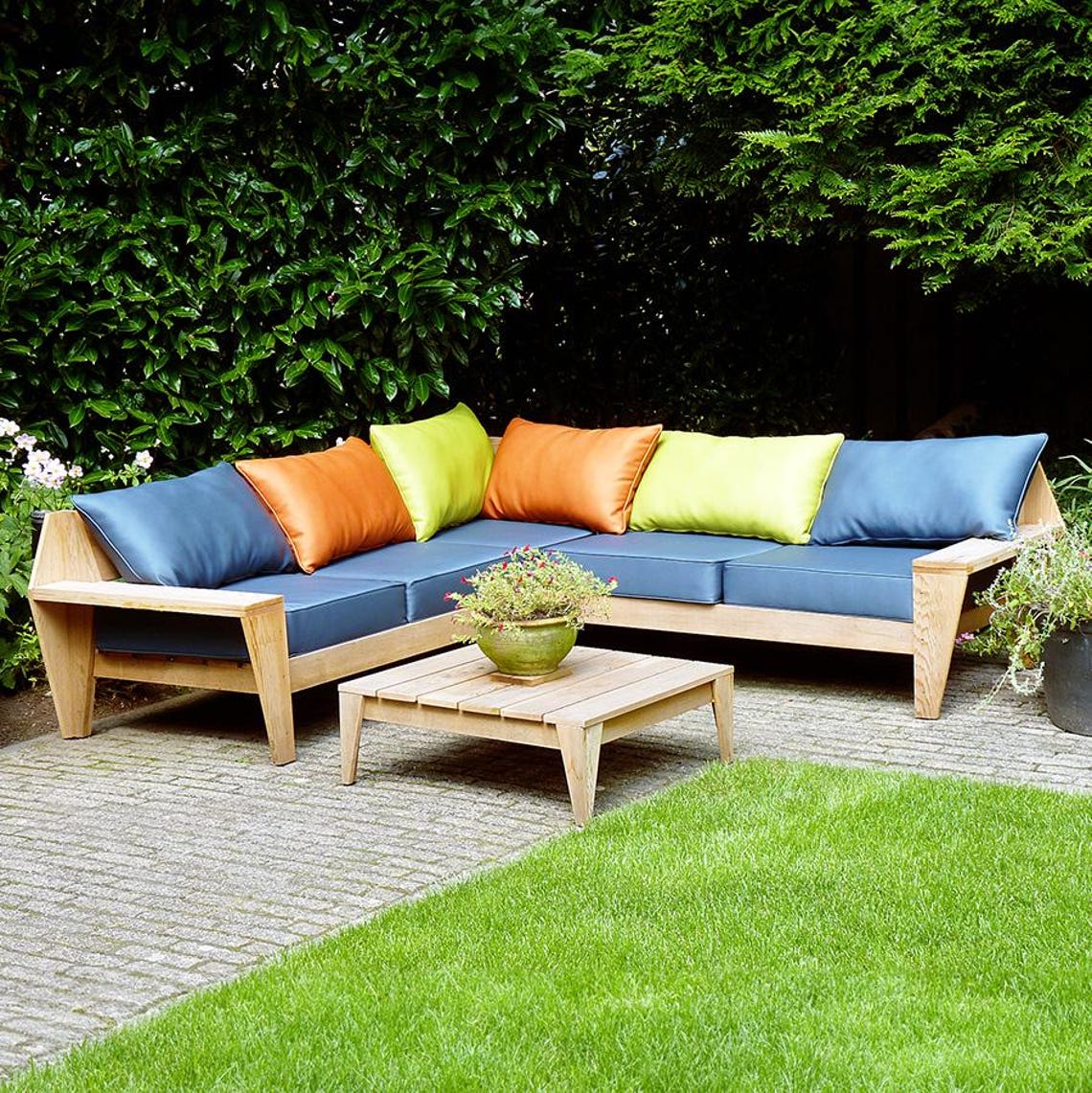 DIY Plan Outdoor Corner Sofa / Bench - Etsy