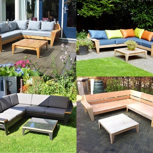 DIY Plan Outdoor Corner Sofa / Bench - Etsy