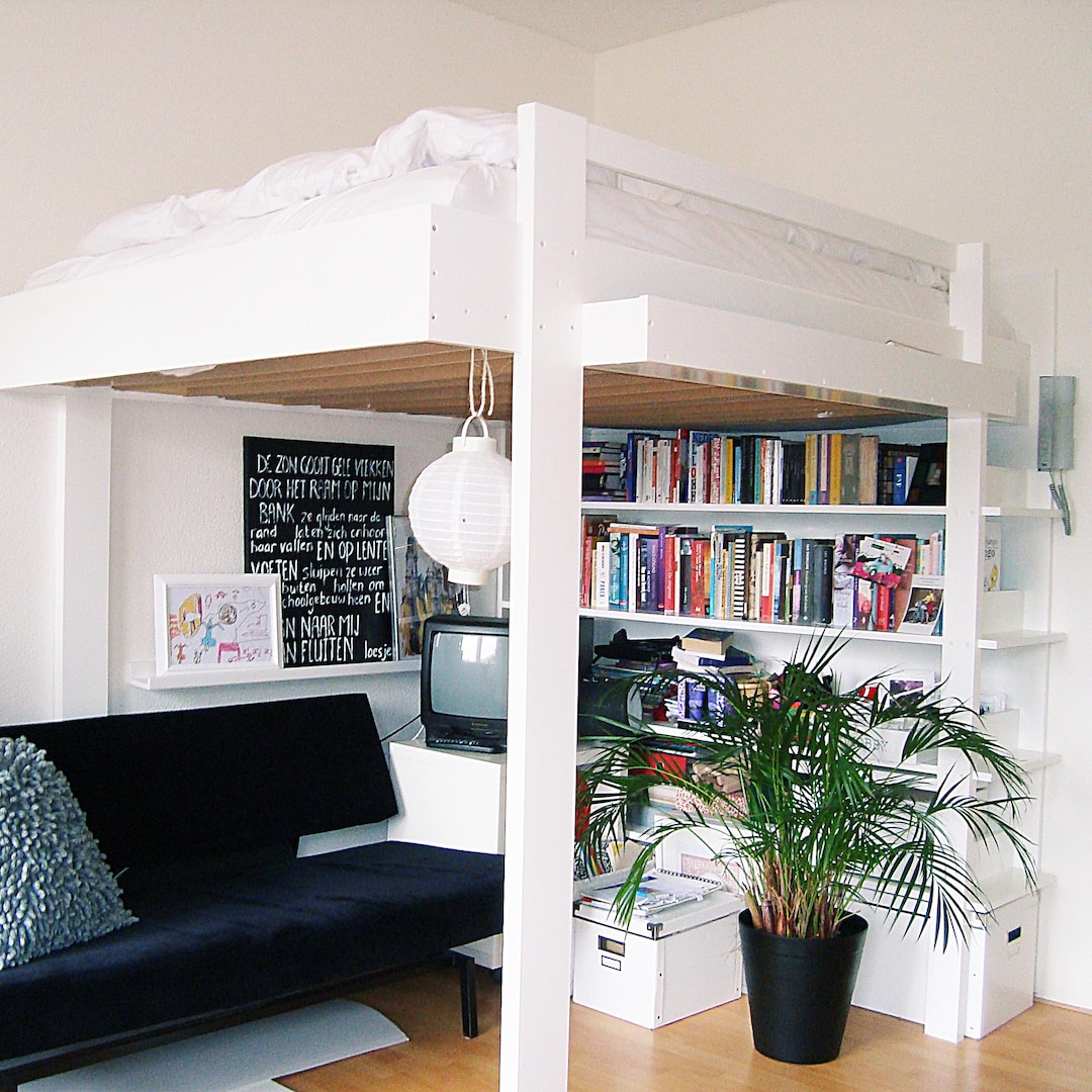 Dutch Design DIY Plan of Double Loft Bed / High Sleeper Ana XL - Etsy