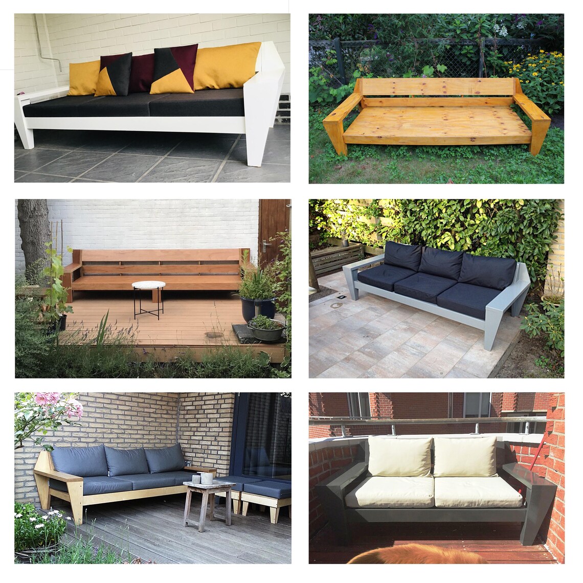 DIY Plan Outdoor Sofa / Bench - Etsy