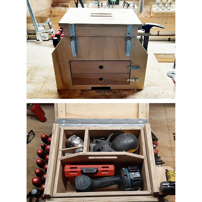 DIY Wood Toolbox Plan – Build Your Own Smart and Strong Tool Box With ...