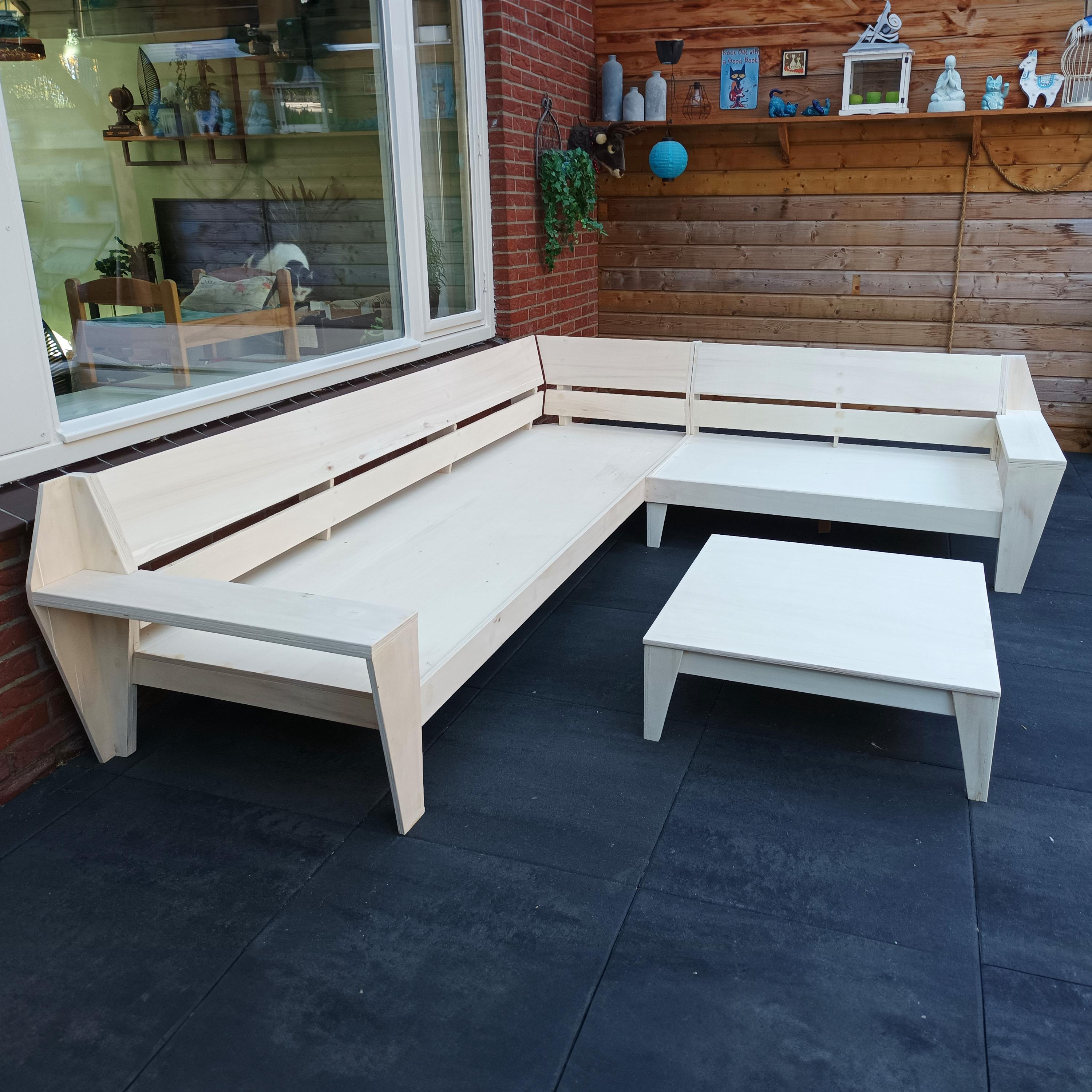 DIY Plan Outdoor Corner Sofa / Bench - Etsy