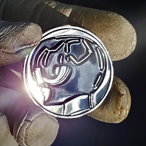 Zyumetal 1 BLACK Metal Coin Mastodon Ranger Power Challenge Coin - Etsy