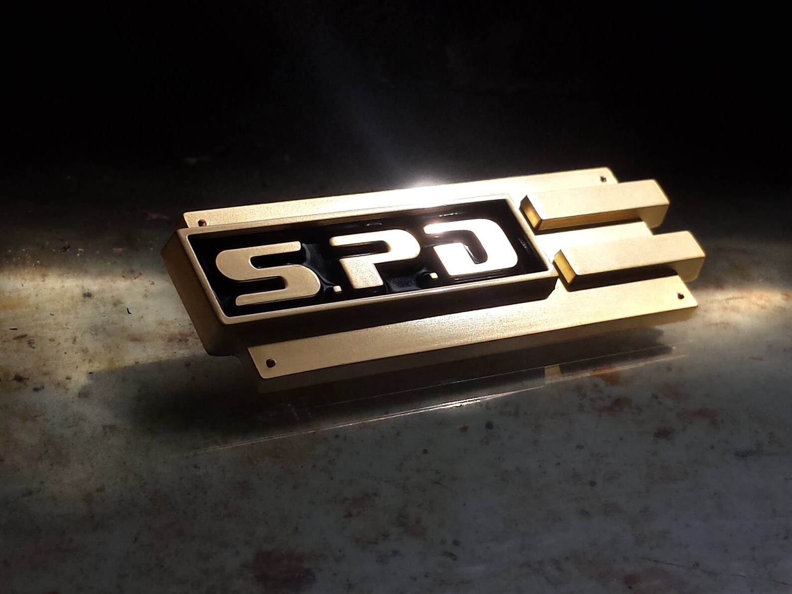 Solid Metal SPACE PATROL DEKA Academy Rank Ranger Badge - Etsy