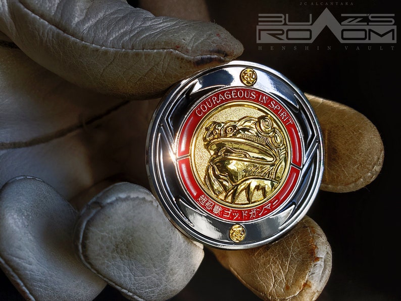 Zyumetal 1 & 2 BLACK Metal Coins Mastodon Ranger Power | Etsy