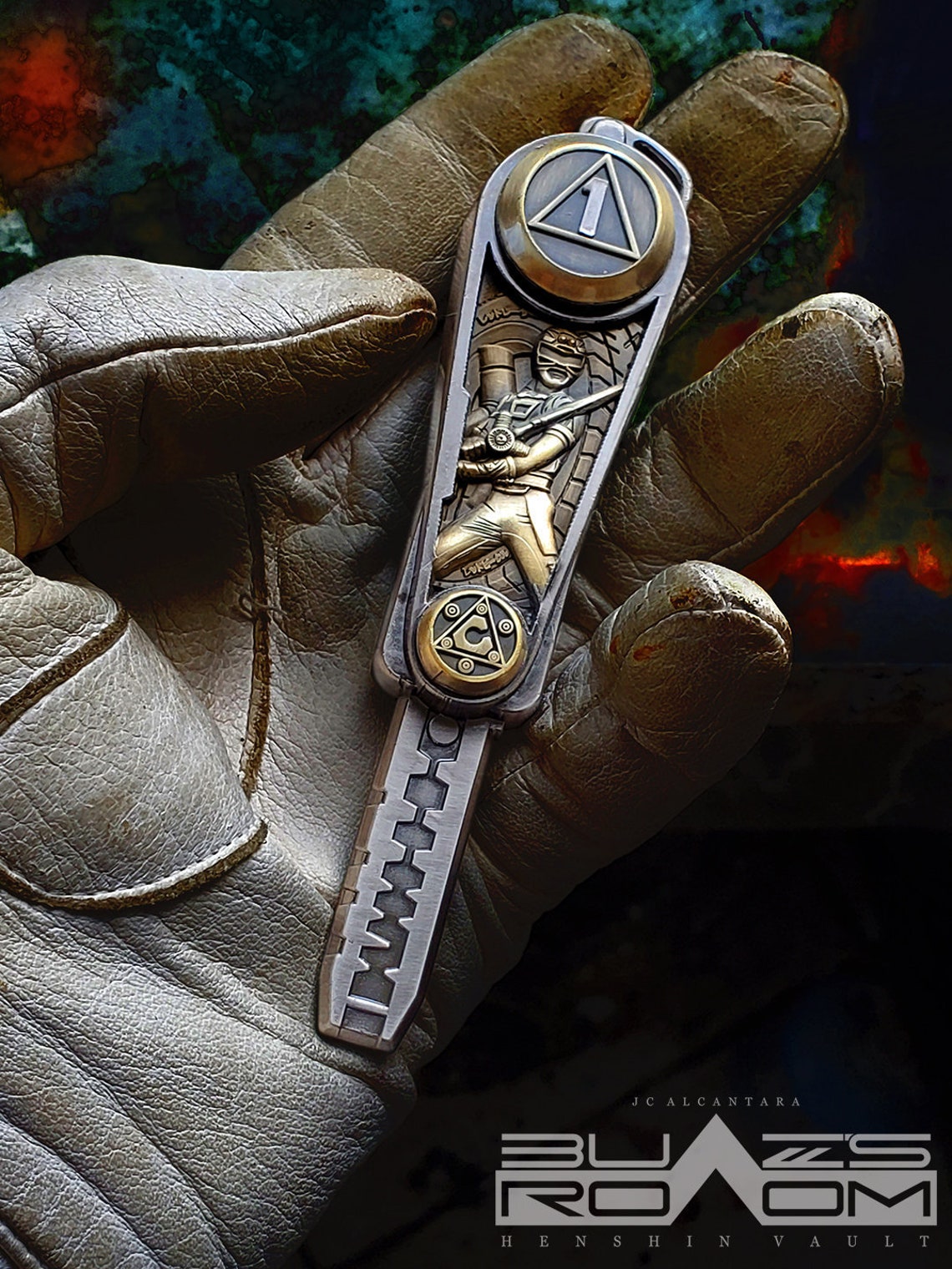 RED Carranger Turbo Power Rangers Key Prop Replica No Morpher - Etsy