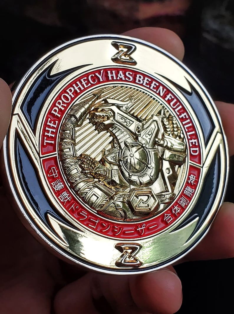 Power Rangers 7 Metal Power Challenge Coins Gift Set of Power Rangers ...