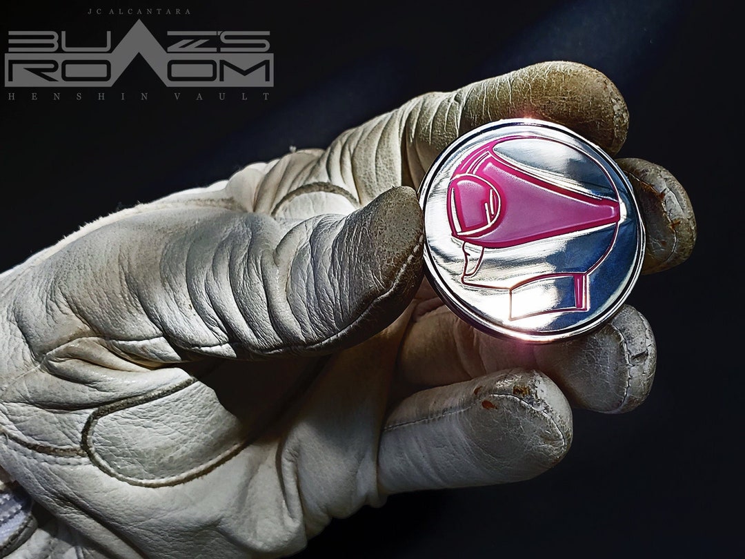 Zyumetal 1 PINK Metal Coins PTERODACTYL Ranger Power Challenge Coin - Etsy