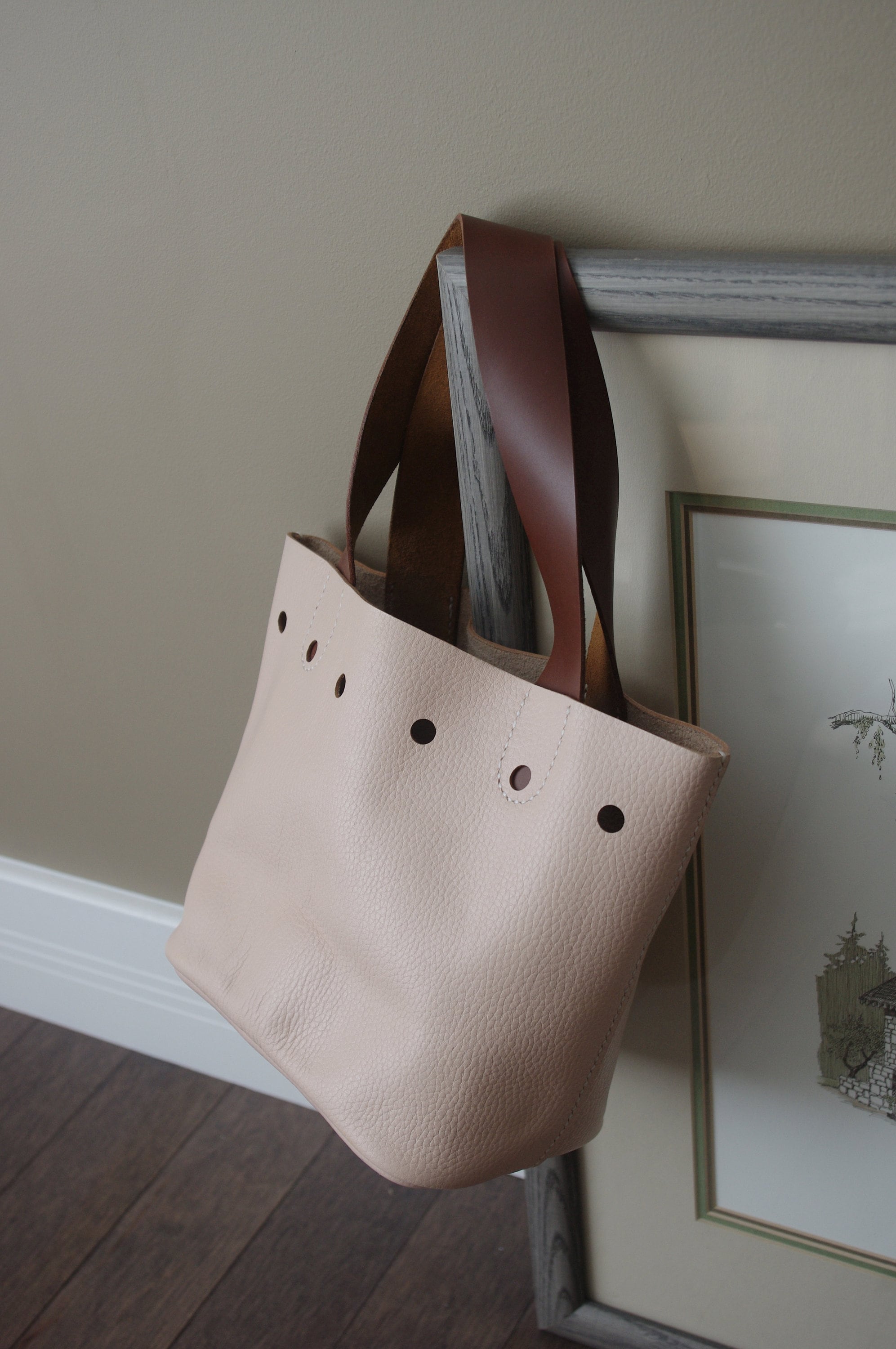 Leather Hand Bag/small Leather Purse/handmade Bag/tote Bag - Etsy