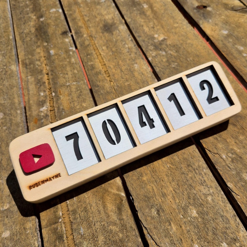 Custom Instagram Counter - Etsy