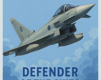 RAF Vintage Poster Join the RAF Royal Air Force - Etsy UK