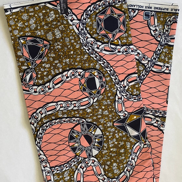 Chain Print Fabric - Etsy