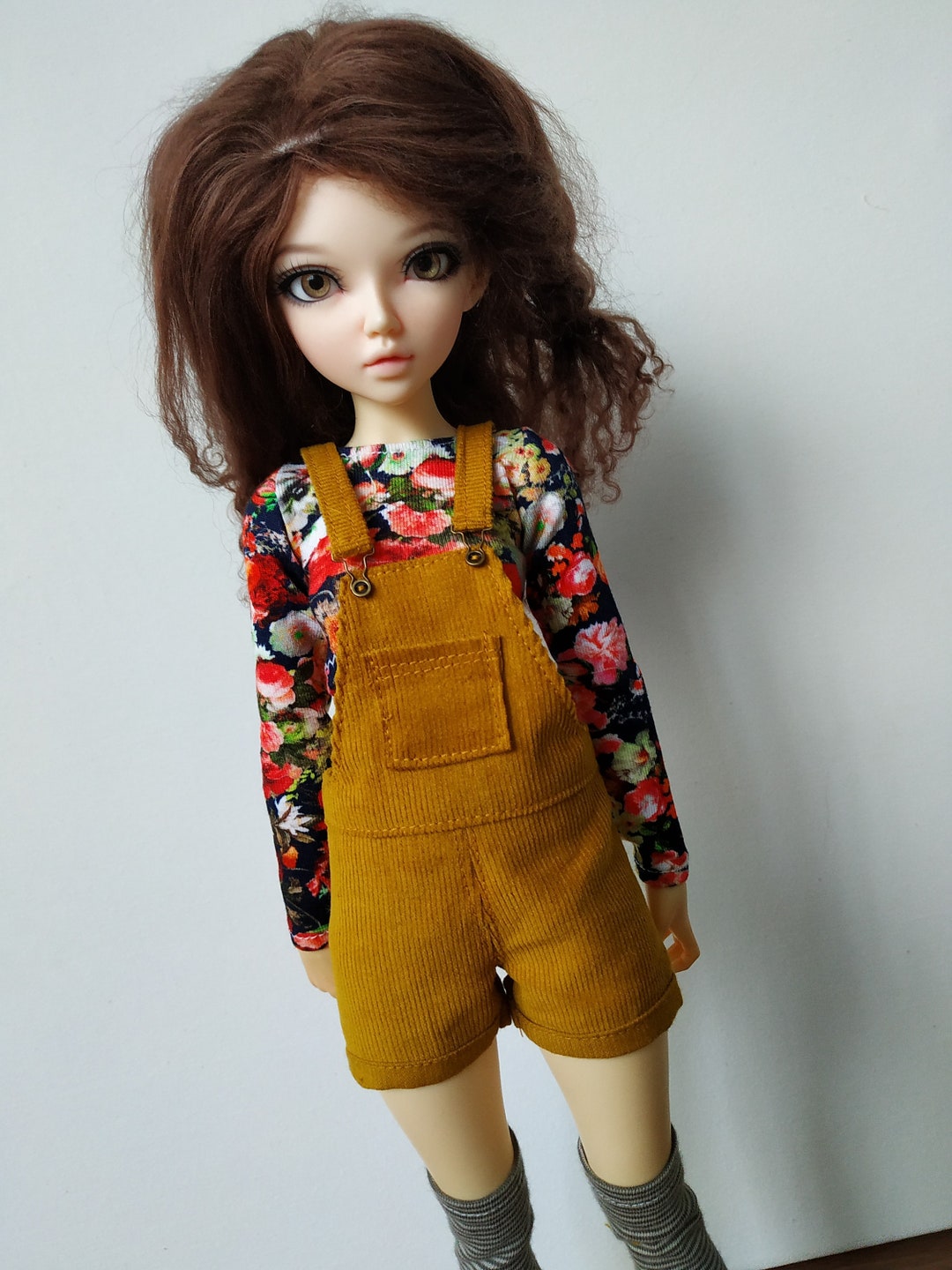 PREORDER Minifee Dungarees Overalls Suspenders Corduroy in Mustard ...