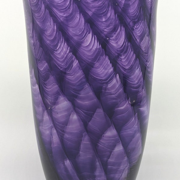 Amethyst Glass Vase - Etsy