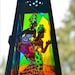 African Women Stained Glass Lantern, Africa Fabric Theme Candle Lantern ...