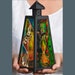 African Women Stained Glass Lantern, Africa Fabric Theme Candle Lantern ...