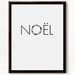 Noel Art Print Noel Modern Christmas Monochrome Christmas - Etsy