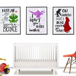 Red Riding Hood Book Quote Poster, Fairytale Quote Illustration Print ...