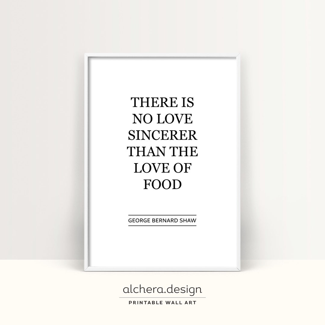 Food Quotes Wall Art, Food Poster, Food Posters, Food Quote Print ...