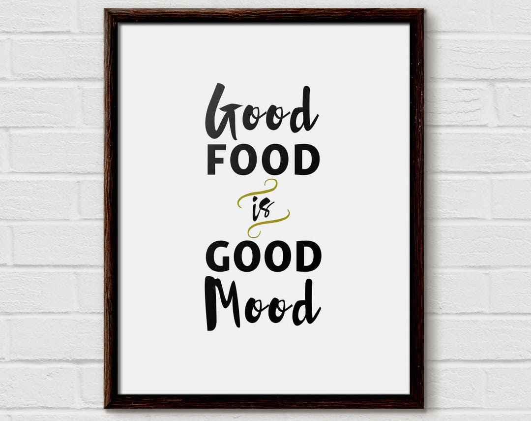 Foodie Gift, Foodie Gift Ideas, Food Quote, Food Print, Food Lover Gift ...