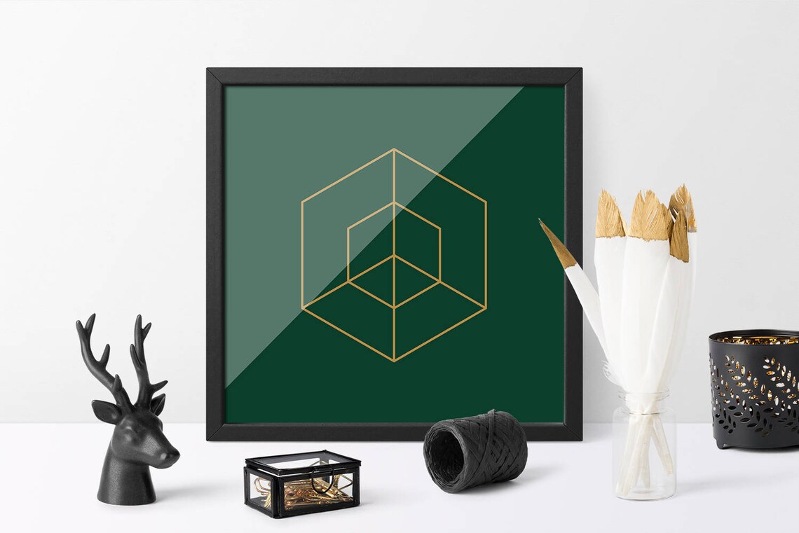 Hexagon Print Art Hexagon Print Hexagonal Poster Hexagon - Etsy