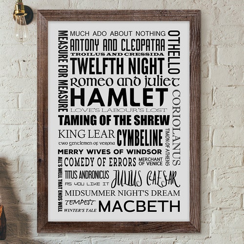 William Shakespeare Quote Hand Typed on an Antique Typewriter - Etsy