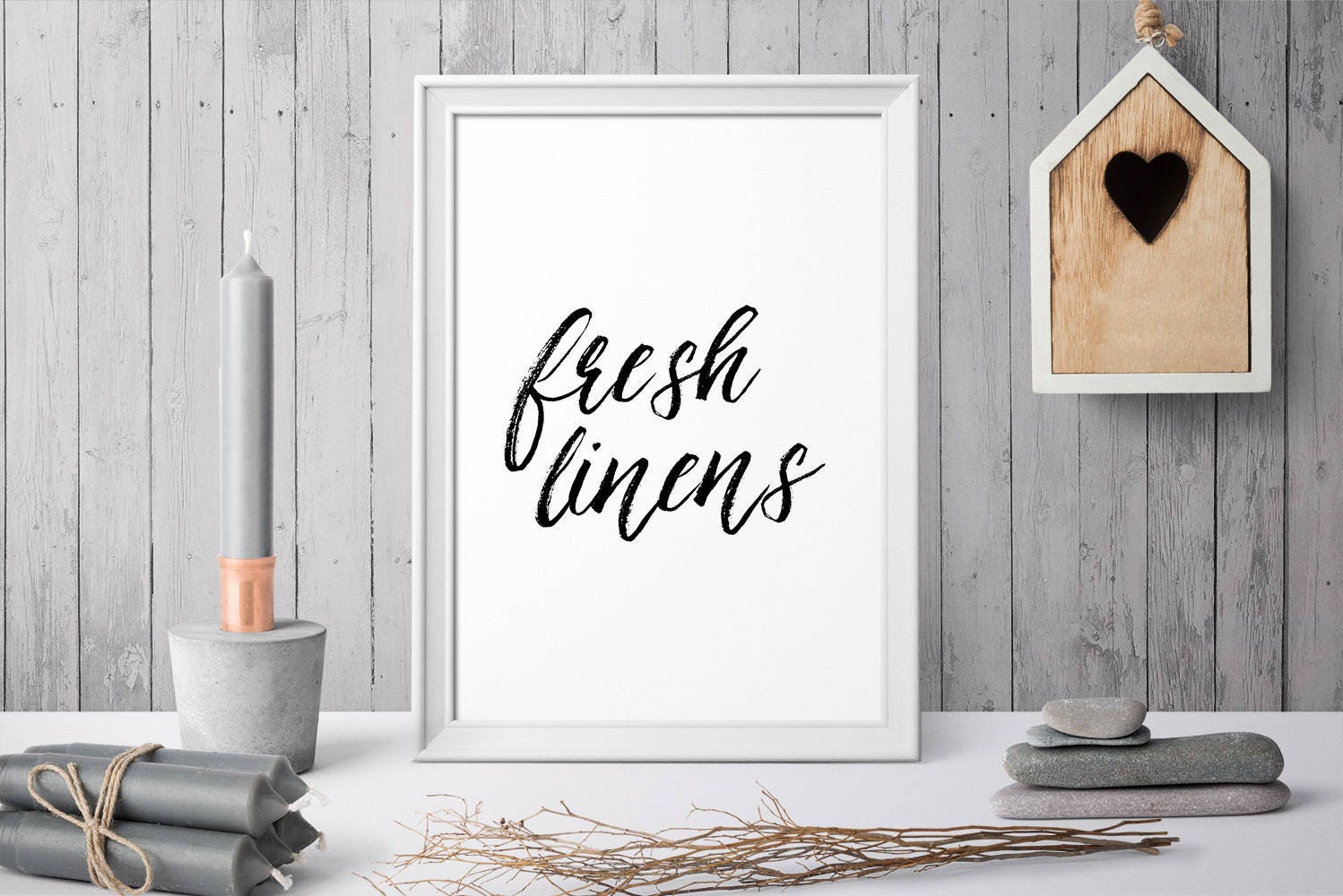 Fresh Linens, Laundry Typographic Print, Laundry Room Sign, Typographic ...