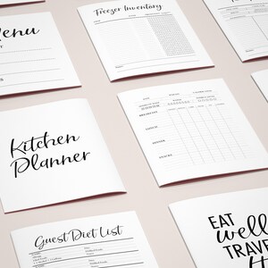 Kitchen Guide, Kitchen Organization, Kitchen Poster, Kitchen Printable ...