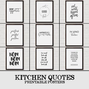 Kitchen Print, Kitchen Wall Art, Kitchen Decor, Cooking Chart, Kitchen ...