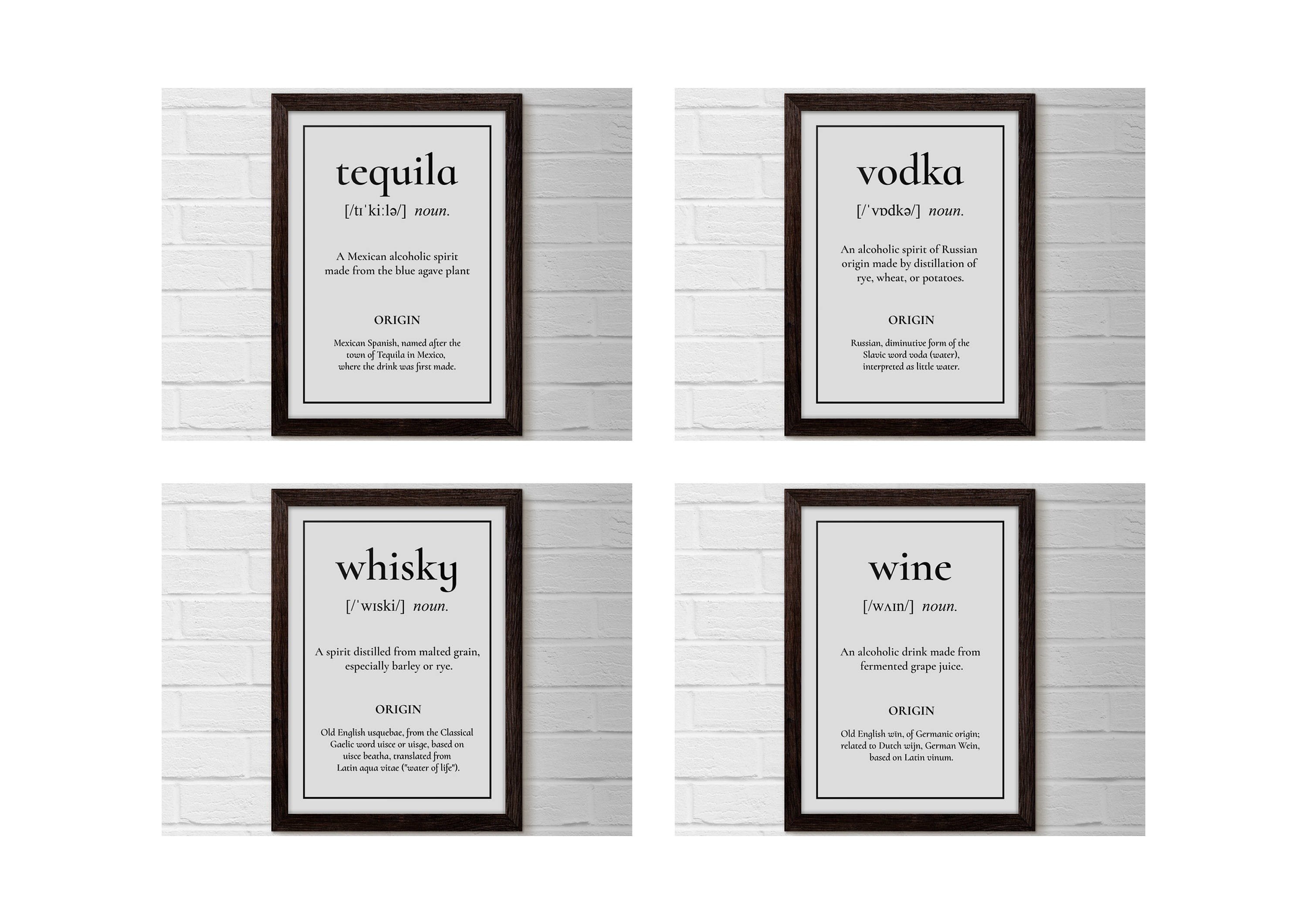 Vodka Poster Vodka Print Cocktail Poster Vodka Quote Vodka - Etsy