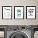 Fresh Linens, Laundry Typographic Print, Laundry Room Sign, Typographic ...
