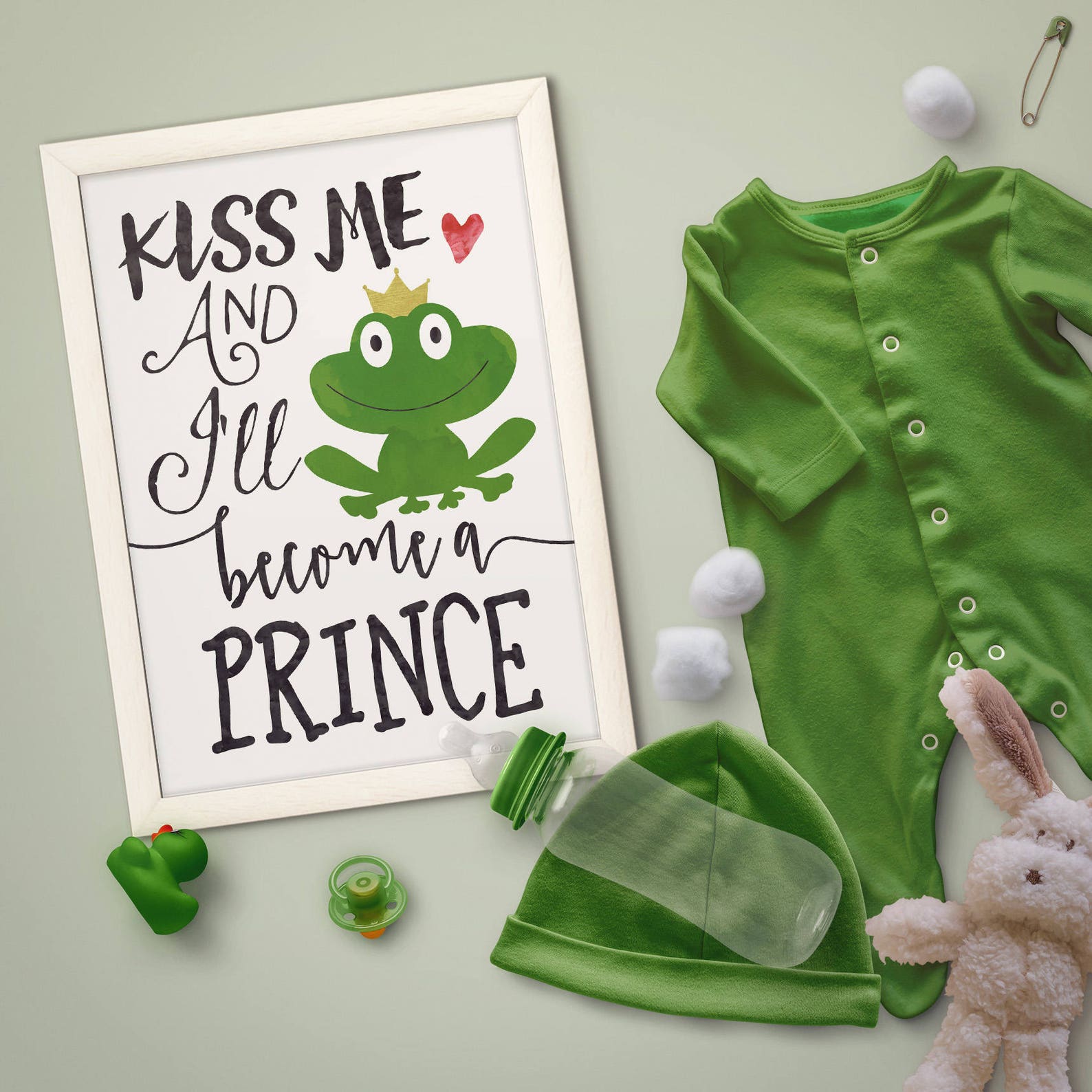 Frog Prince the Frog Prince Prince Charming Quote Print - Etsy
